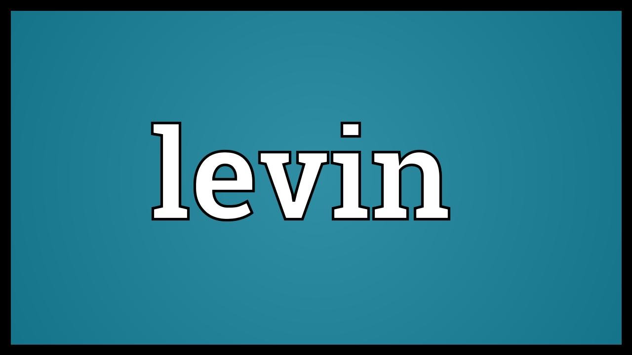 Levin Meaning - YouTube