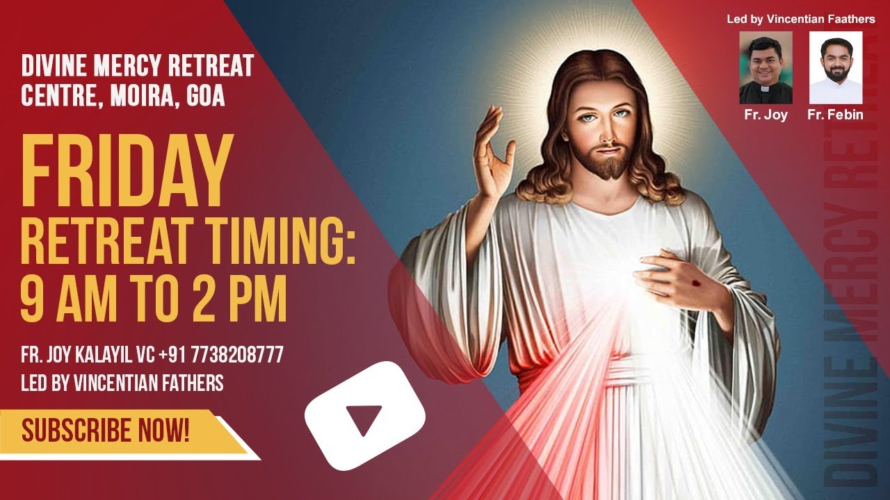 Friday Retreat by Fr. Joy Kalayil VC and Fr. Febin Kunnappillil VC on 08/11/2024 at DMRC Moira ...