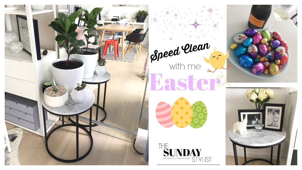 SPEED CLEAN MY WHOLE HOUSE WITH ME || THE SUNDAY STYLIST - YouTube