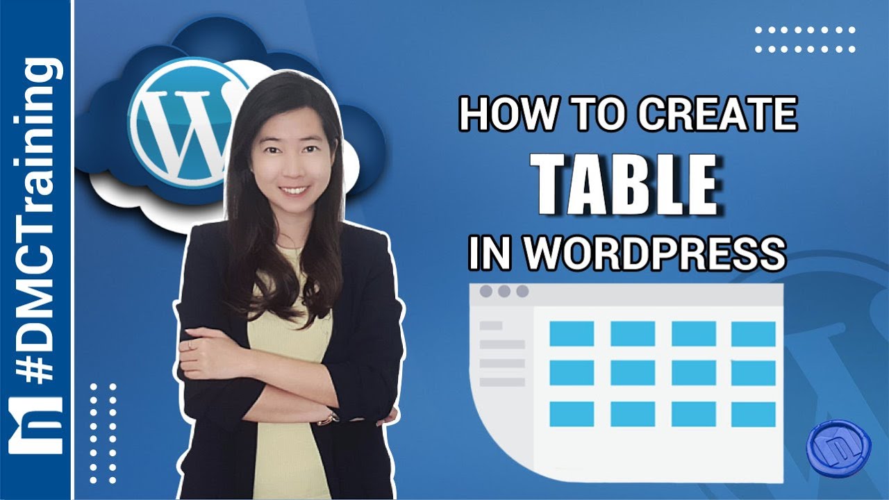 How To Create Table In WordPress Step By Step YouTube How To Create Table In WordPress Step By Step YouTube