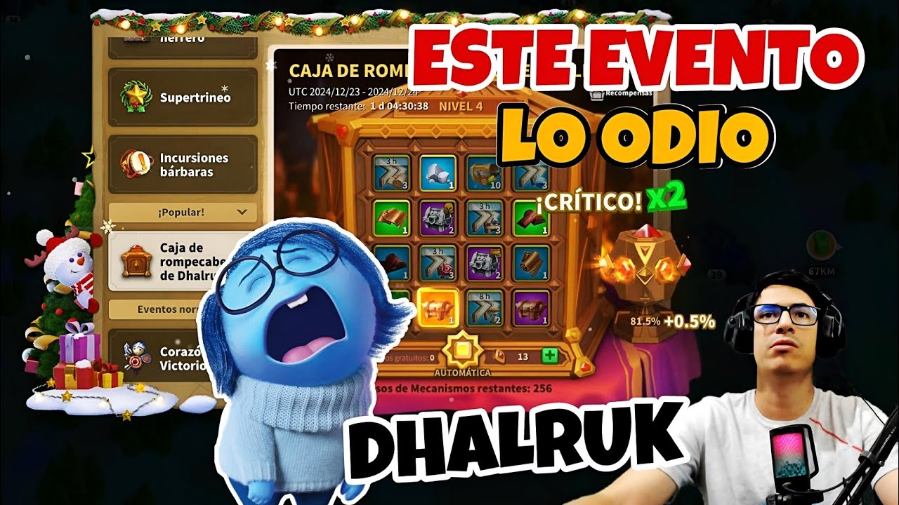 CAJA DE ROMPECABEZAS DE DHALRUK - NO ME GUSTA ESTE EVENTO - RISE OF ...