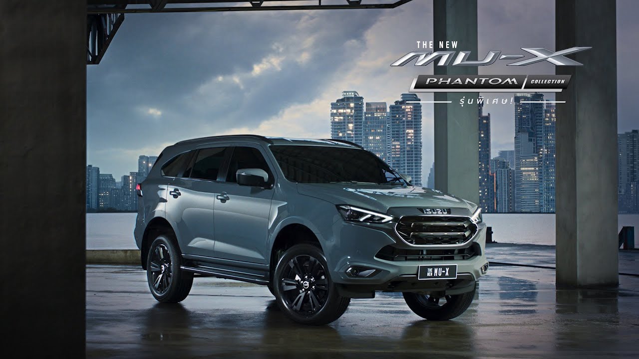 The New MU-X รุ่นพิเศษ Phantom Collection 2023 ใหม่! สีเทา Islay Gray ...