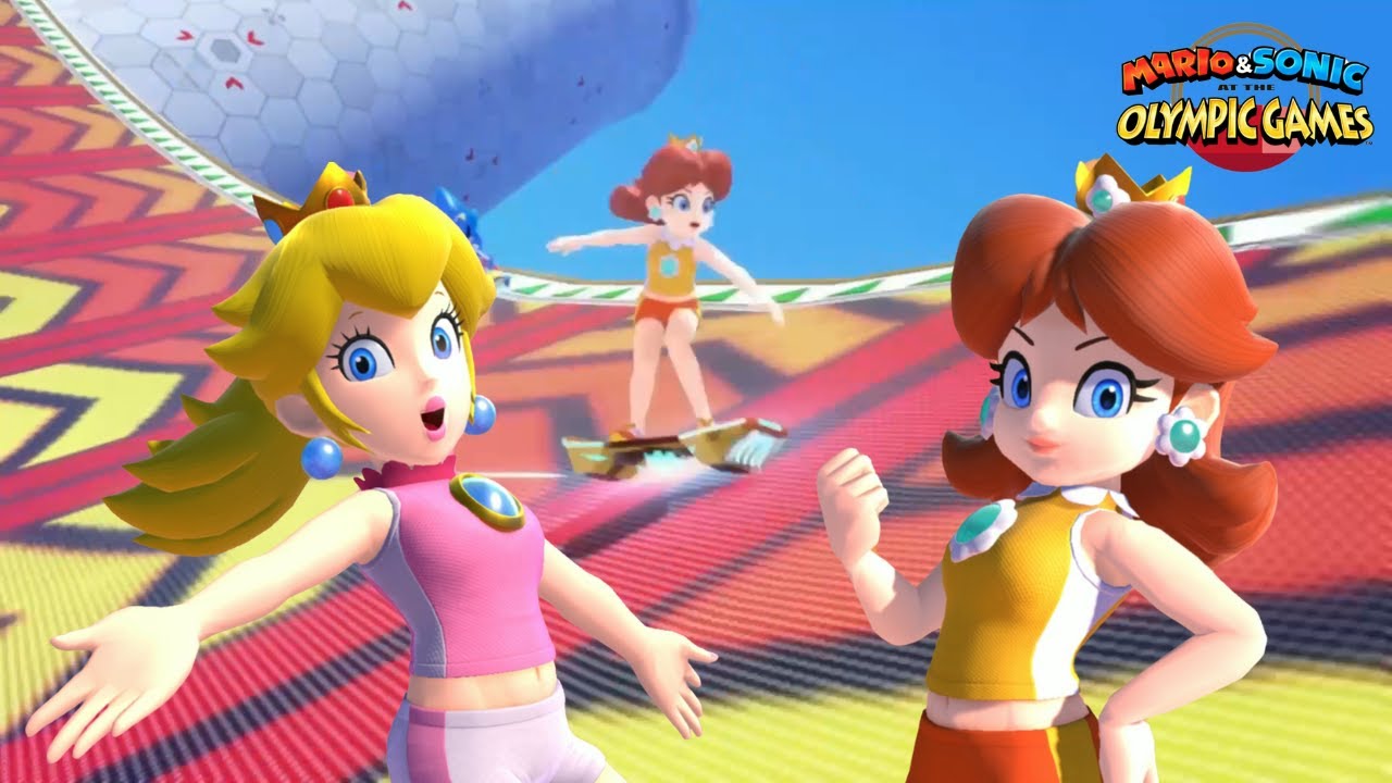 Mario & Sonic At The Olympic Games Tokyo 2020 Dream Racing Gameplay ...