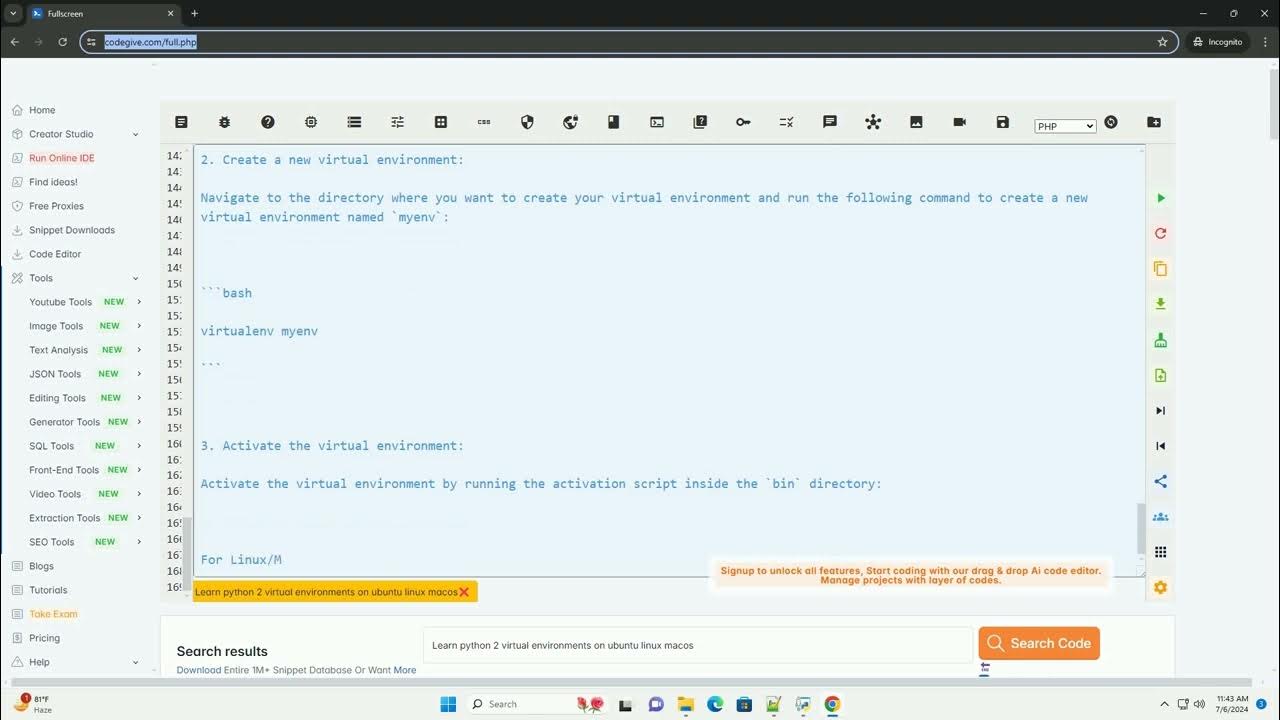 Learn python 2 virtual environments on ubuntu linux macos - YouTube