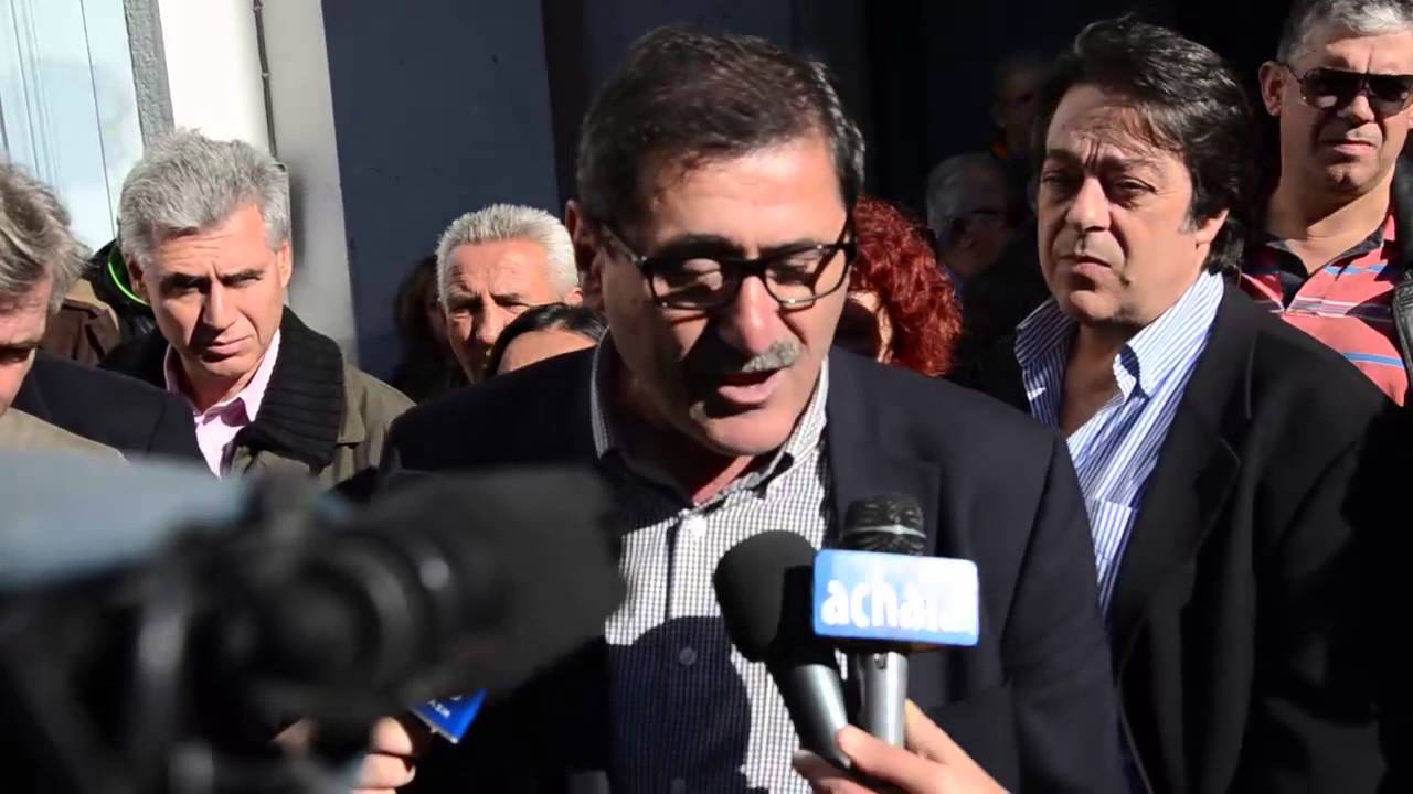 ΔΗΛΩΣΗ ΚΩΣΤΑ ΠΕΛΕΤΙΔΗ ΕΞΩ ΑΠΟ ΤΑ ΔΙΚΑΣΤΗΡΙΑ ΠΑΤΡΑΣ - YouTube