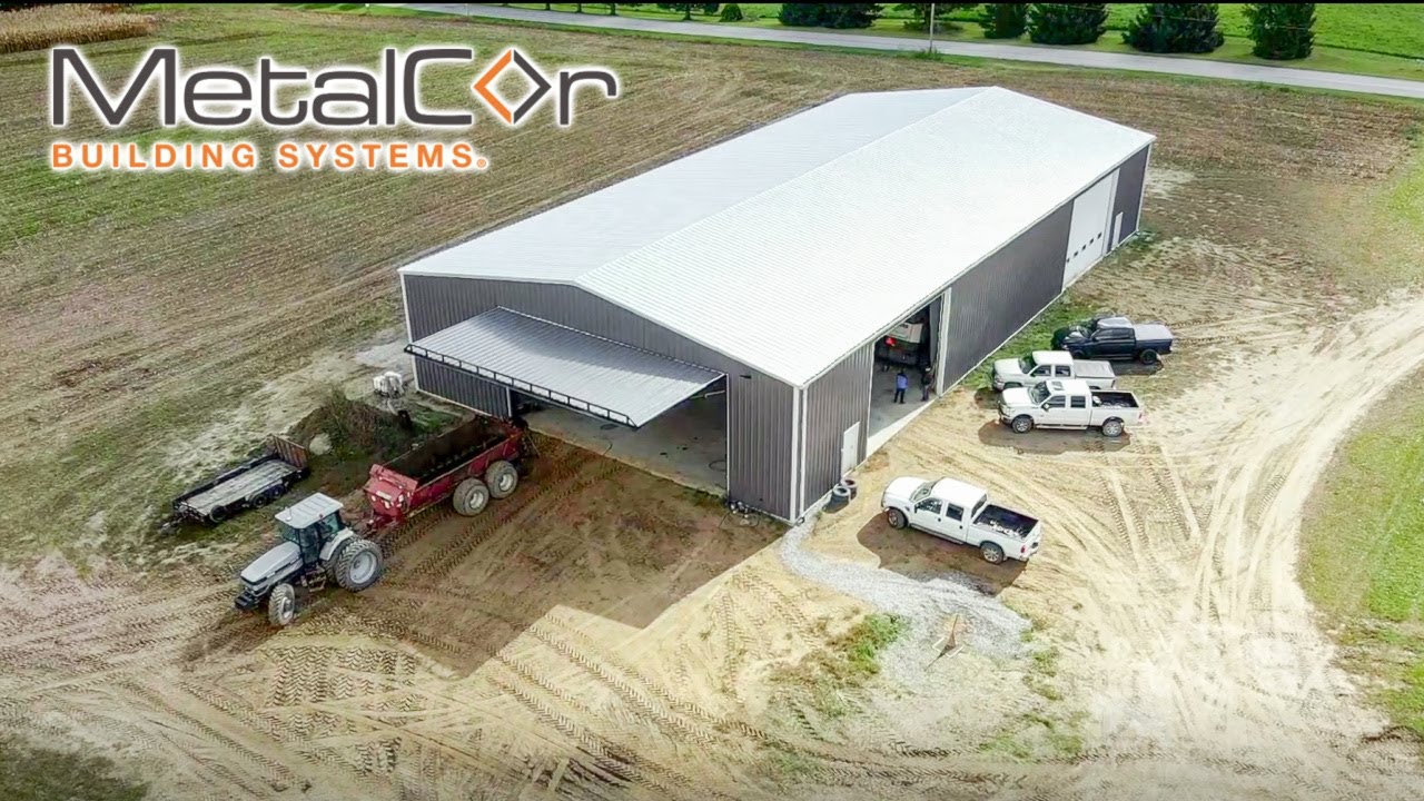 Ag Equipment Storage | MetalCor Building Systems - YouTube