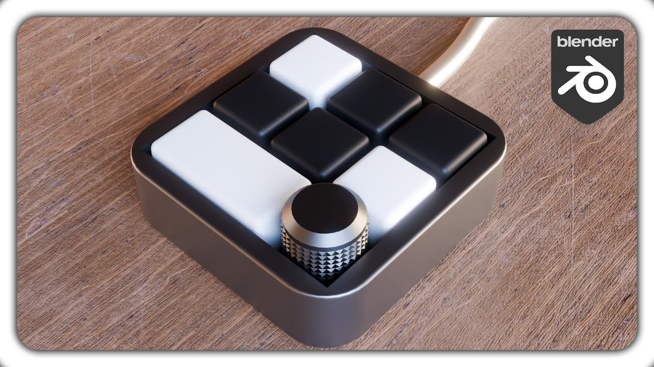 How to Make a Small Keypad in Blender - YouTube