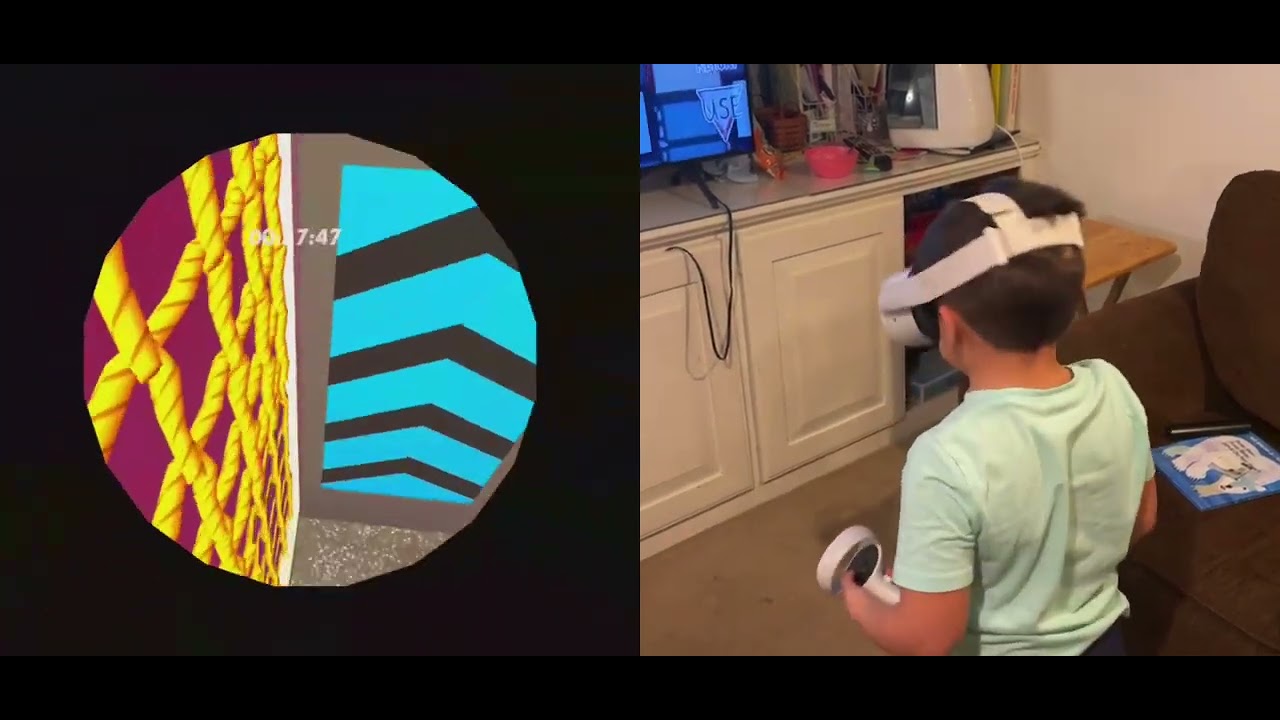 Josh playing VR - YouTube