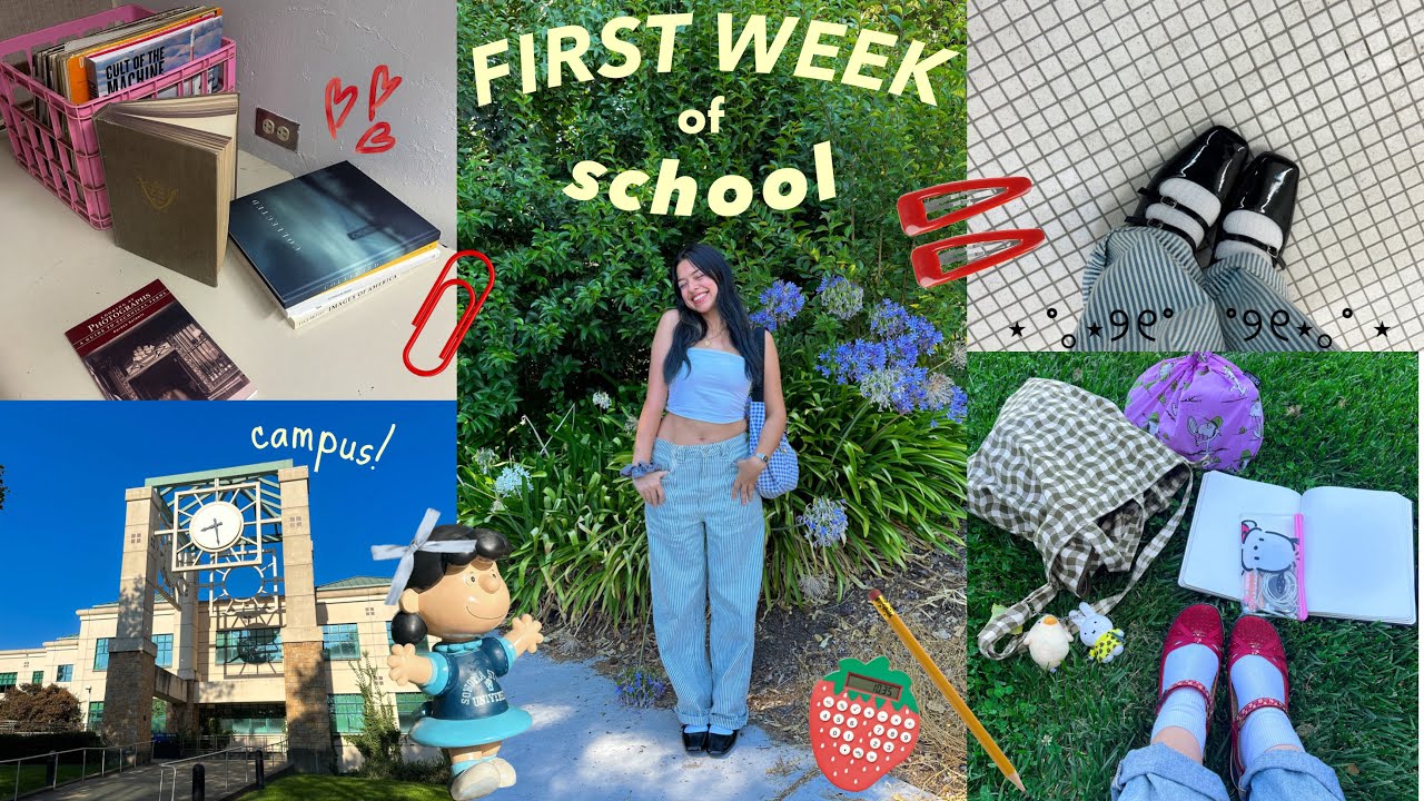 FIRST WEEK BACK TO SCHOOL VLOG [fall 2024] - YouTube