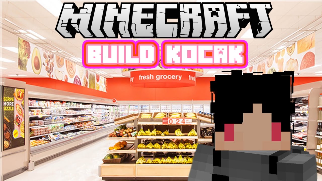 Minecraft Indonesia - Build Kocak (25) - Minimarket! - YouTube