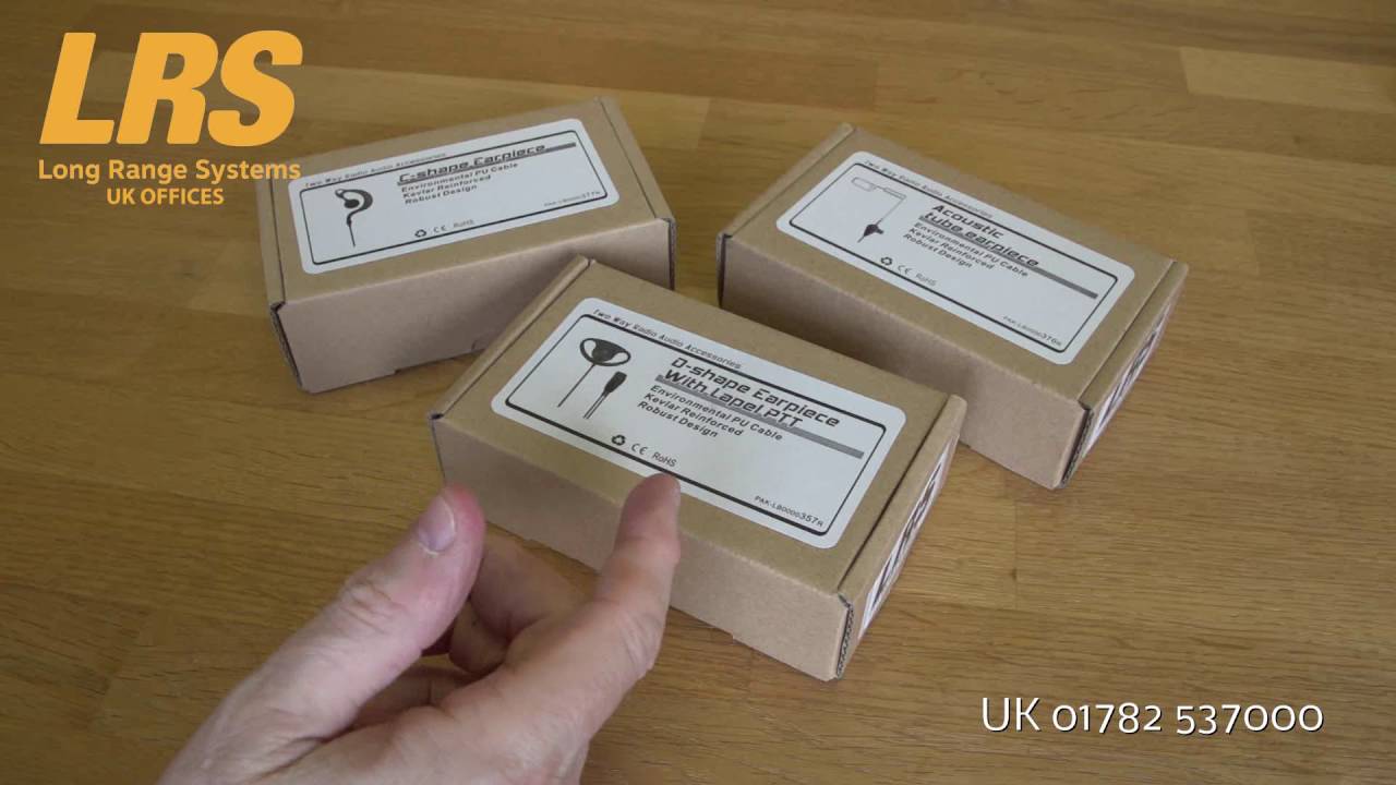 TWO-WAY RADIO ACCESSORIES | LRS UK Long Range Systems - YouTube