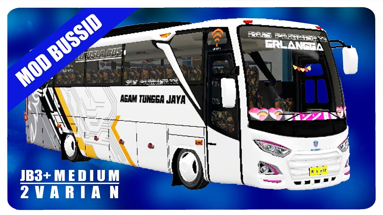 MOD BUSSID JETBUS 3+ MEDIUM 2 VARIAN | Update Terbaru Bussid - YouTube