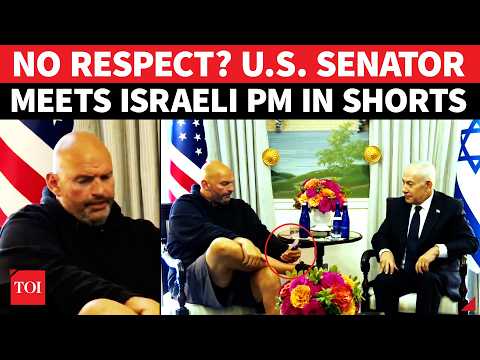 Netanyahu Insulted, Protocol Breached? U.S. Senator Meets Bibi in Shorts, Scrolls Through Phone