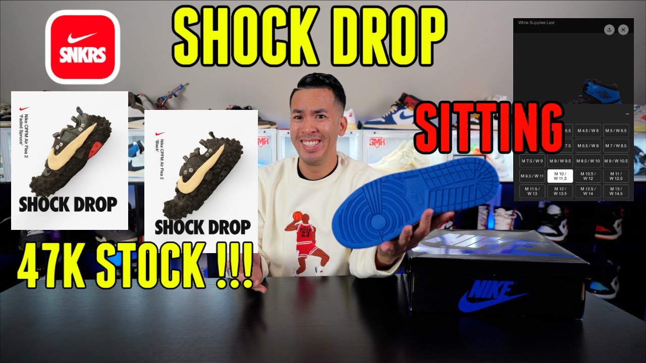 SHOCK DROP SNKR APP !!! JORDAN 1 ROYAL REIMAGINED WERE SITTING EA SNKR ...