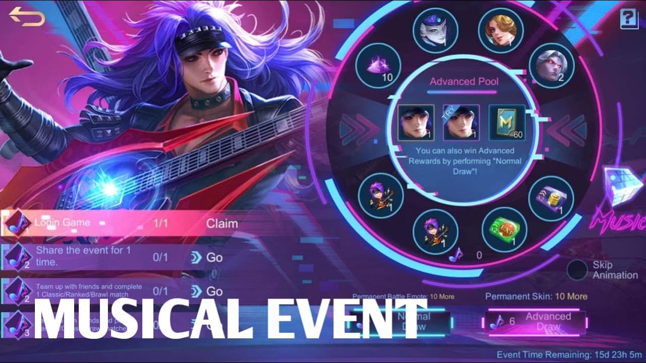 FREE SKIN AND BATTLE EMOTE | Mobile Legends - YouTube