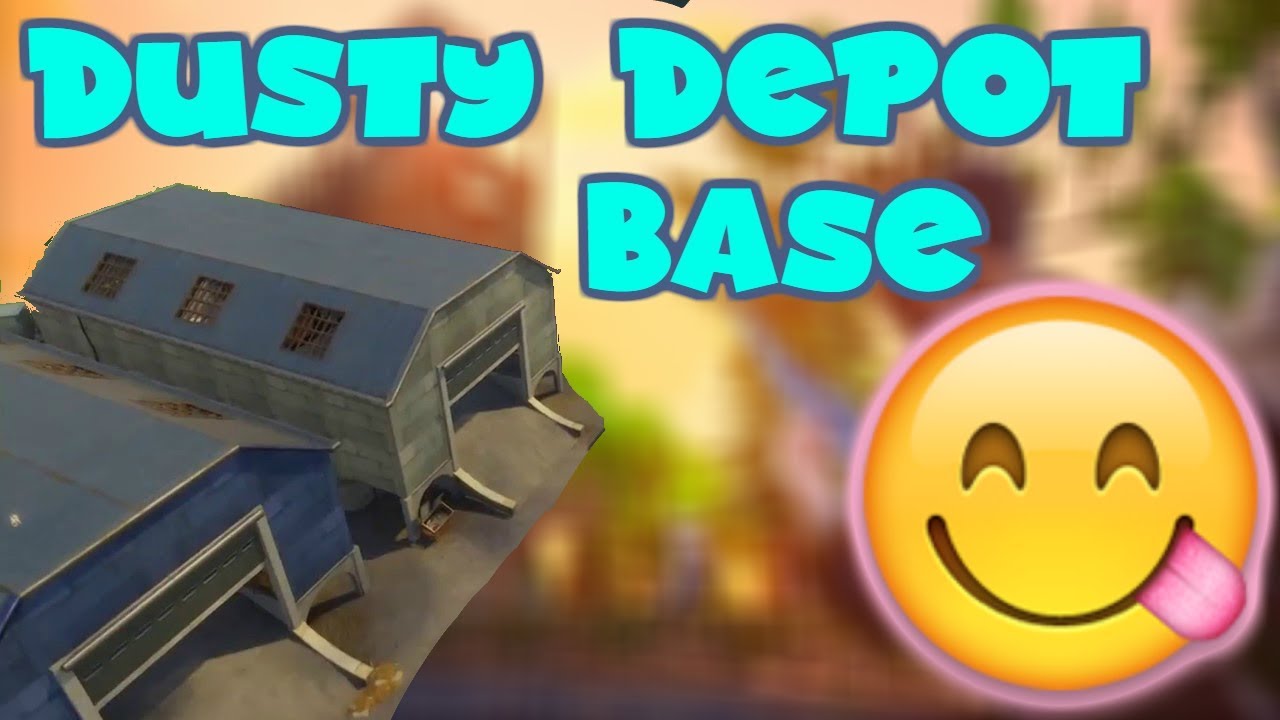 FORTNITE DUSTY DEPOT BASE BUILD! - YouTube