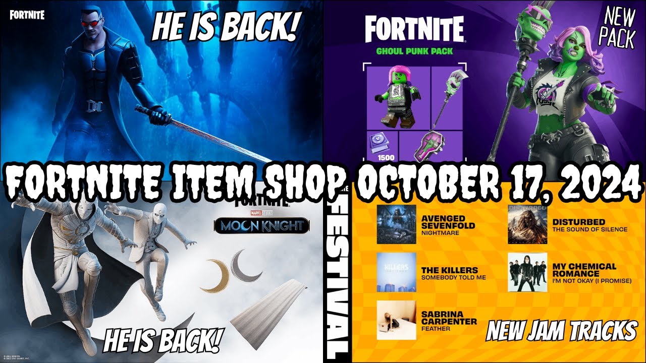 Fortnite Item Shop: NEW Ghoul Punk Pack & More! (Oct 17, 2024 ...