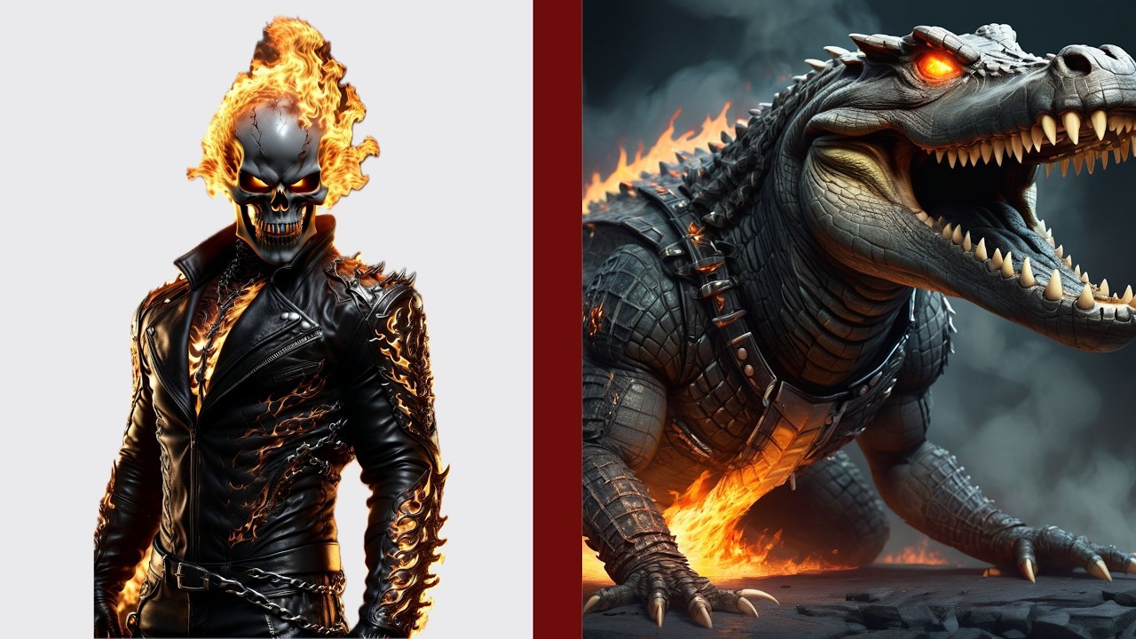 AVENGERS as CRUEL CROCODILE! 🐊 All Marvel & DC Characters Transformed ...