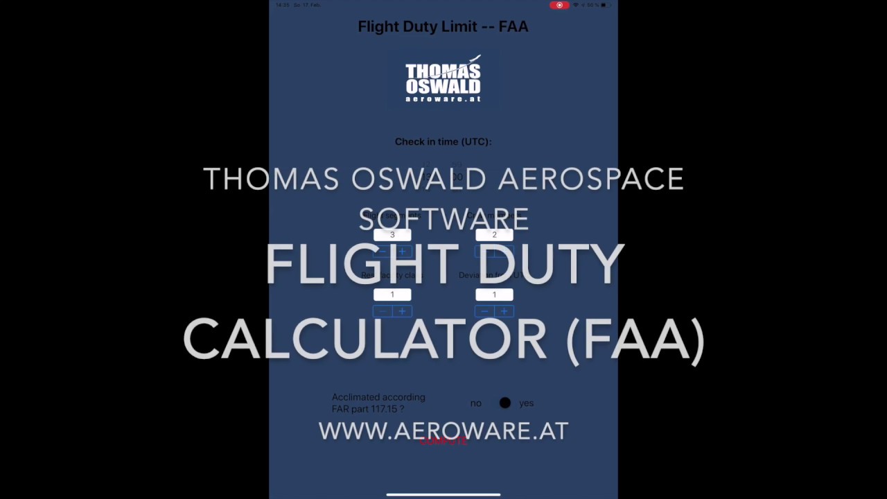The Flight Duty Calculator FAA App let An App Compute Your Maximum the-flight-duty-calculator-faa-app-let-an-app-compute-your-maximum