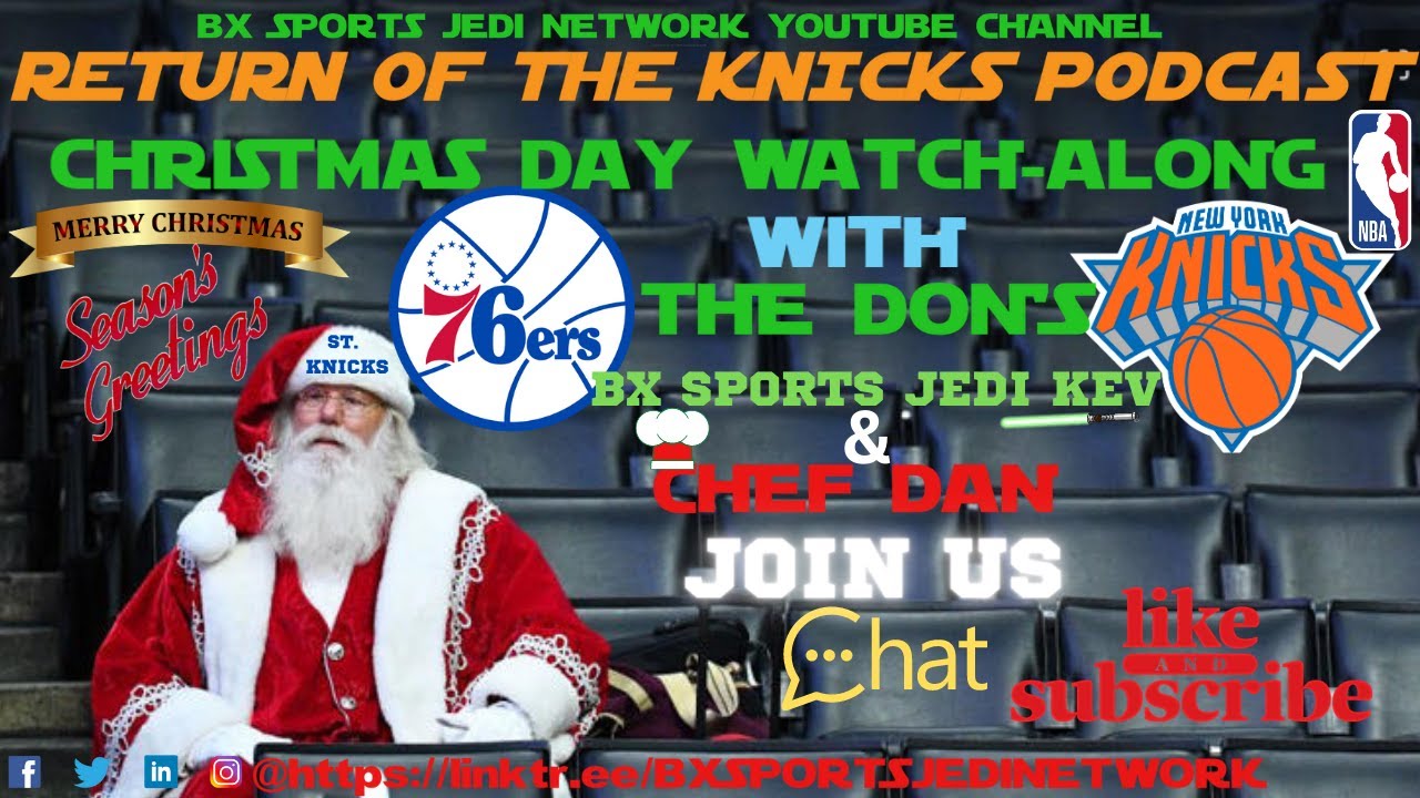🏀 CHRISTMAS DAY KNICKS VS Philadelphia 76ers LIVE🍿WATCH-ALONG KNICK ...