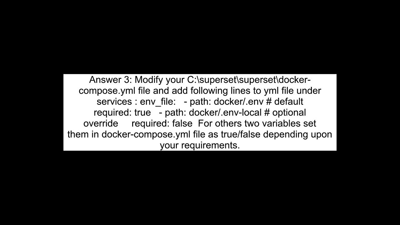 Error while running andquot docker compose pullandquot in Apache Superset - YouTube