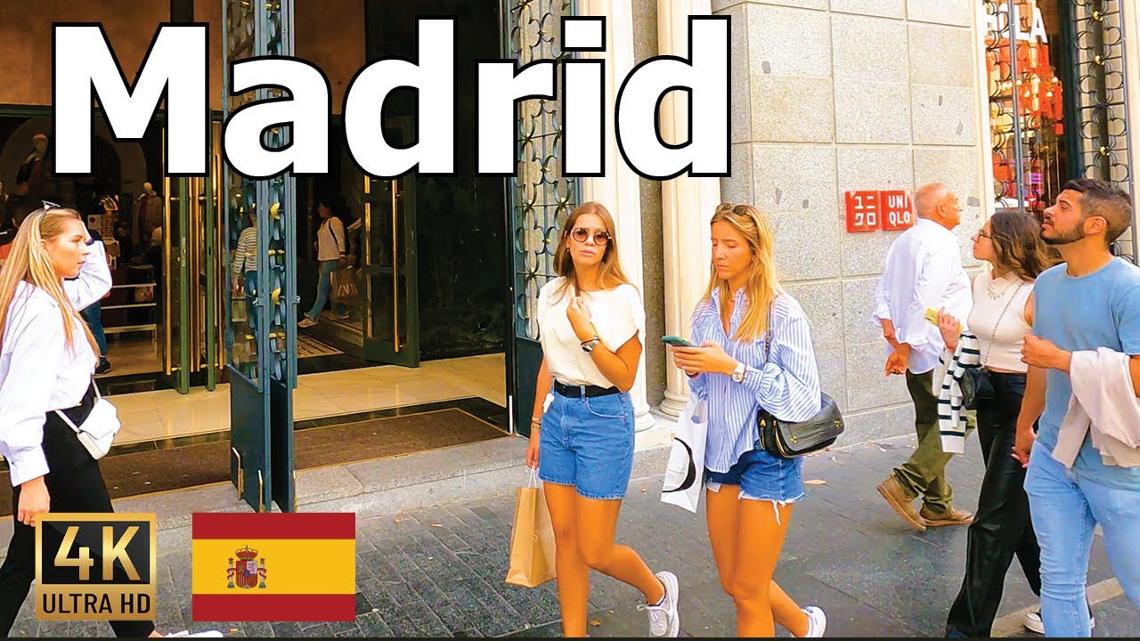 Madrid, Spain 🇪🇸 2022 Walk in 4K - Amazing Street Atmosphere - YouTube