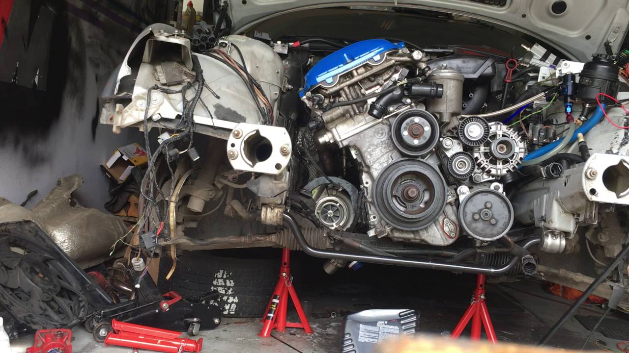 e46 M54 turbo first warm up - YouTube