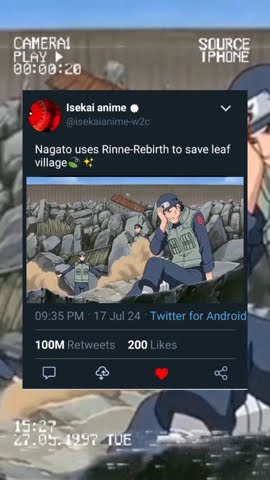 Nagato uses Rinne-Rebirth #shortsfeed #shorts - YouTube