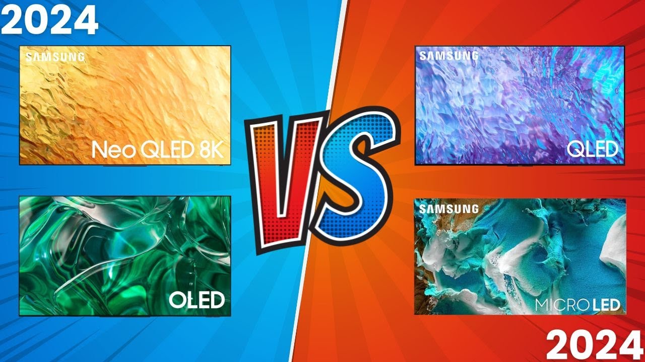 2024 NEW Samsung TVs - QLED vs Neo QLED 8K vs QD-OLED vs Micro LED ...