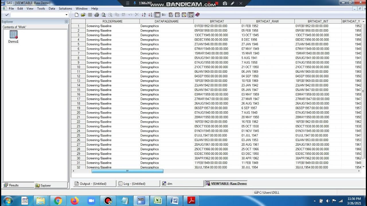DM Demographics domain in SDTM: Part 2 of 7 - SAS Clinical. Visit: www ...