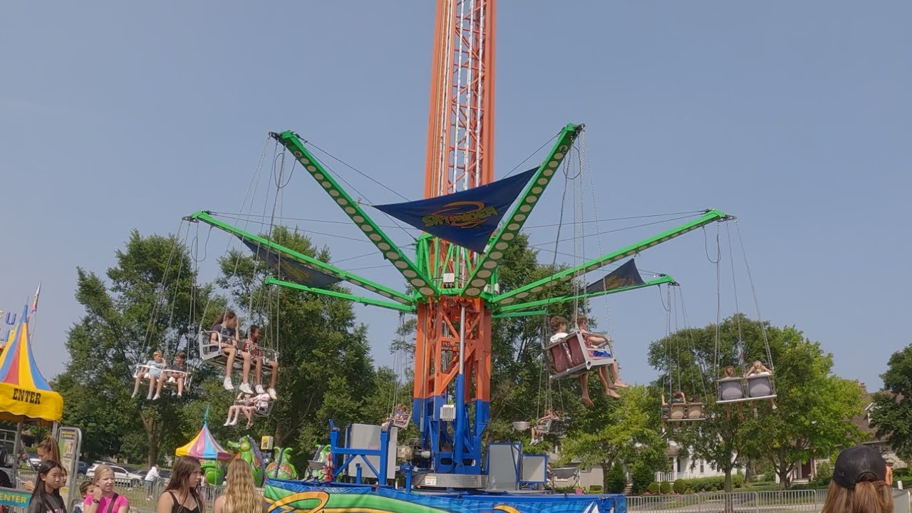 "Sky Rider Swing Ride At Lake Forest Days 2025" - YouTube