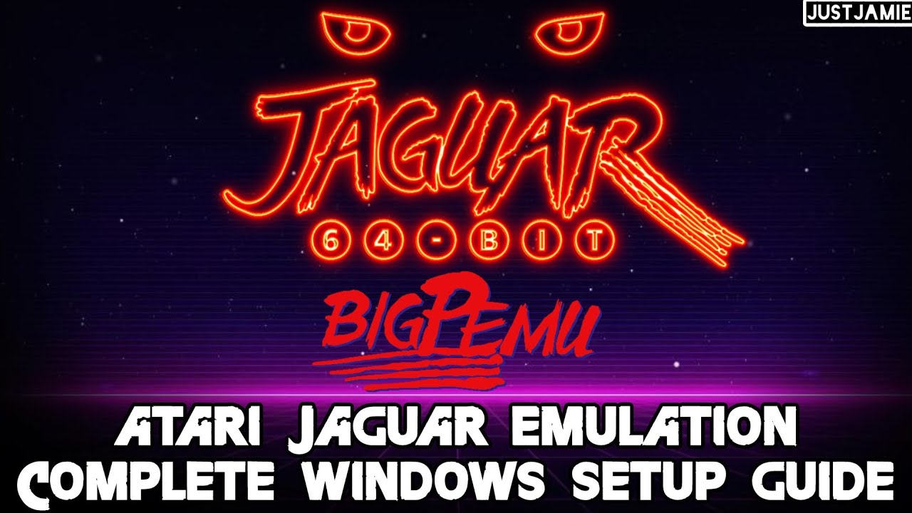 BigPEmu☆Atari Jaguar Emulation Setup Guide #bigpemu #atarijaguar #emulator - YouTube