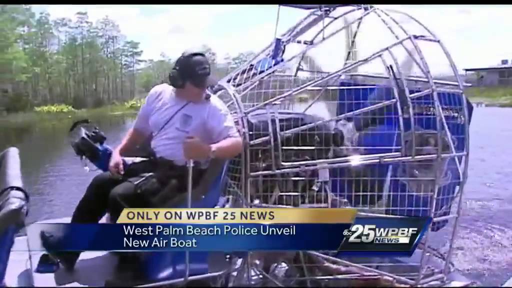 Local police department gets new airboat - YouTube