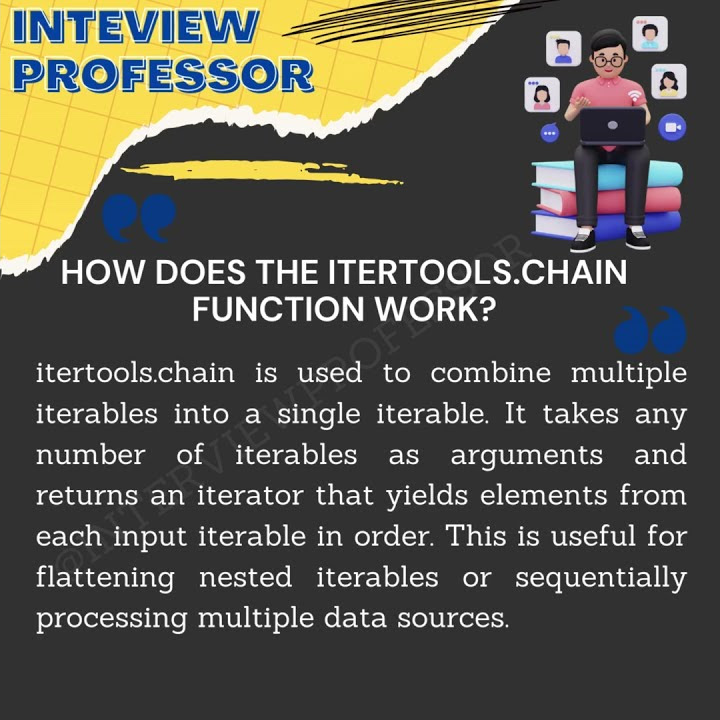 Itertools Chain Function Youtube