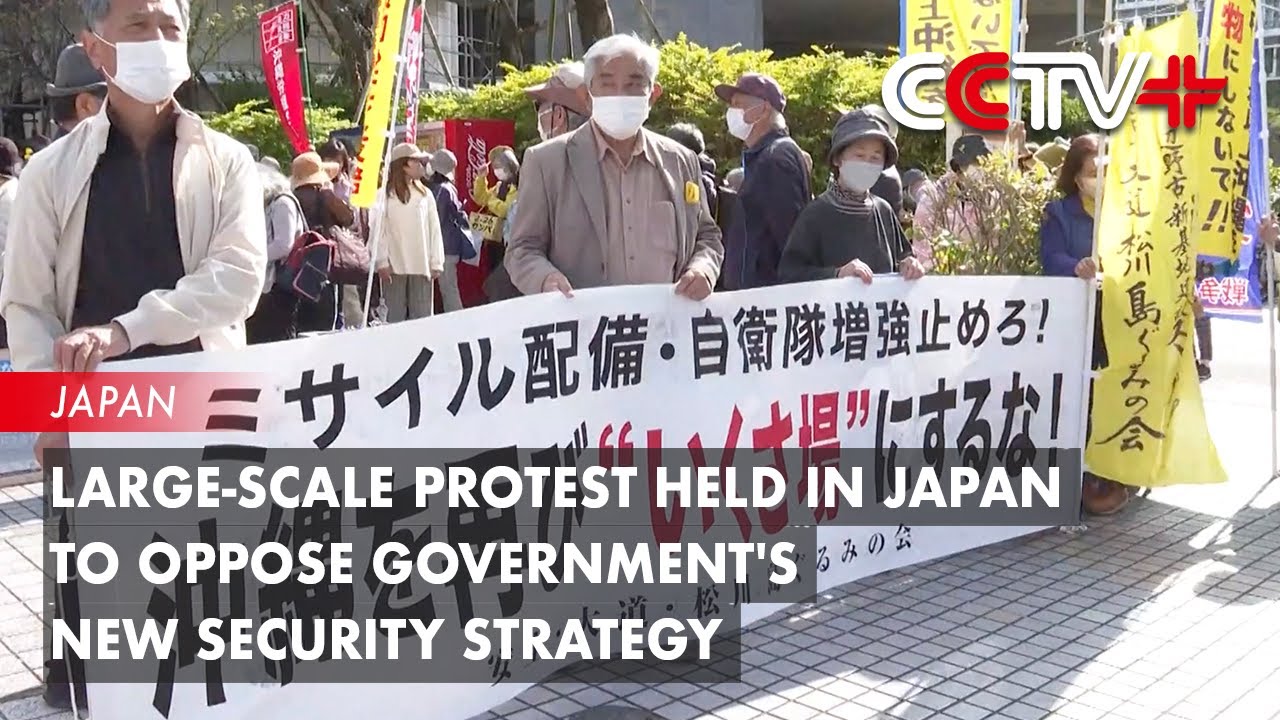 Large-Scale Protest Held in Japan to Oppose Government's New Security ...