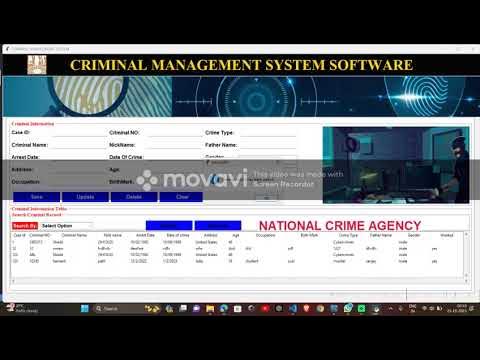 DBMS Mini Project - Criminal Record System - YouTube