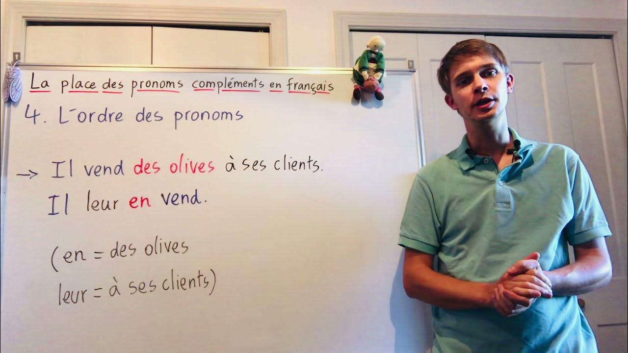 La place des pronoms compléments en français / French pronouns order ...