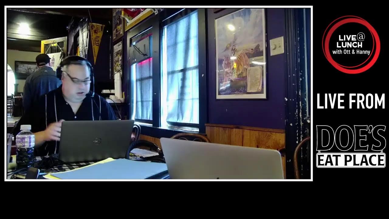 Live at Lunch from Doe's Eat Place 4-15-25 - YouTube