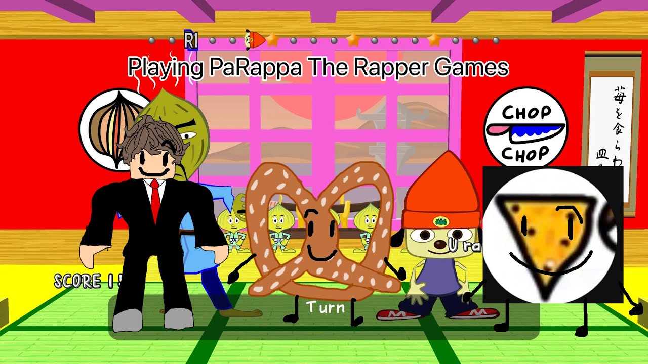 Playing PaRappa the Rapper Games ft. @Astreespace2008 and ...