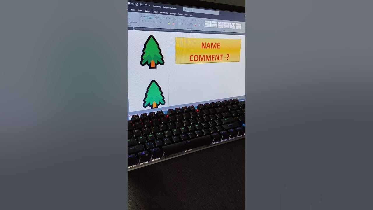 tree🌲🌲🌲🌲🌲#nicl #windows #computerzone #nclcomputer #computer #gk#pk #computerkeyboard # ...