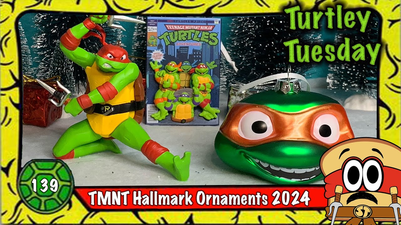 TMNT Hallmark Ornaments 2024 - YouTube