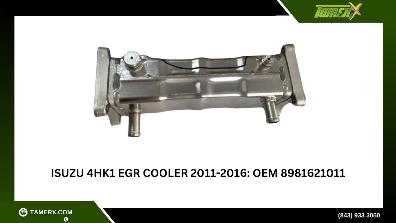 Isuzu 4HK1 EGR Cooler 2011-2016: OEM 8981621011 - YouTube