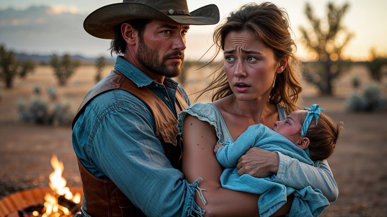 "Please Save My Baby," She Begged the Stranger, The Cowboy Took Them ...