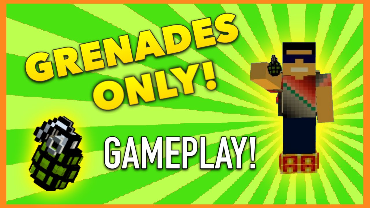 Pixel Gun 3D - Grenade-Only Gameplay! - YouTube