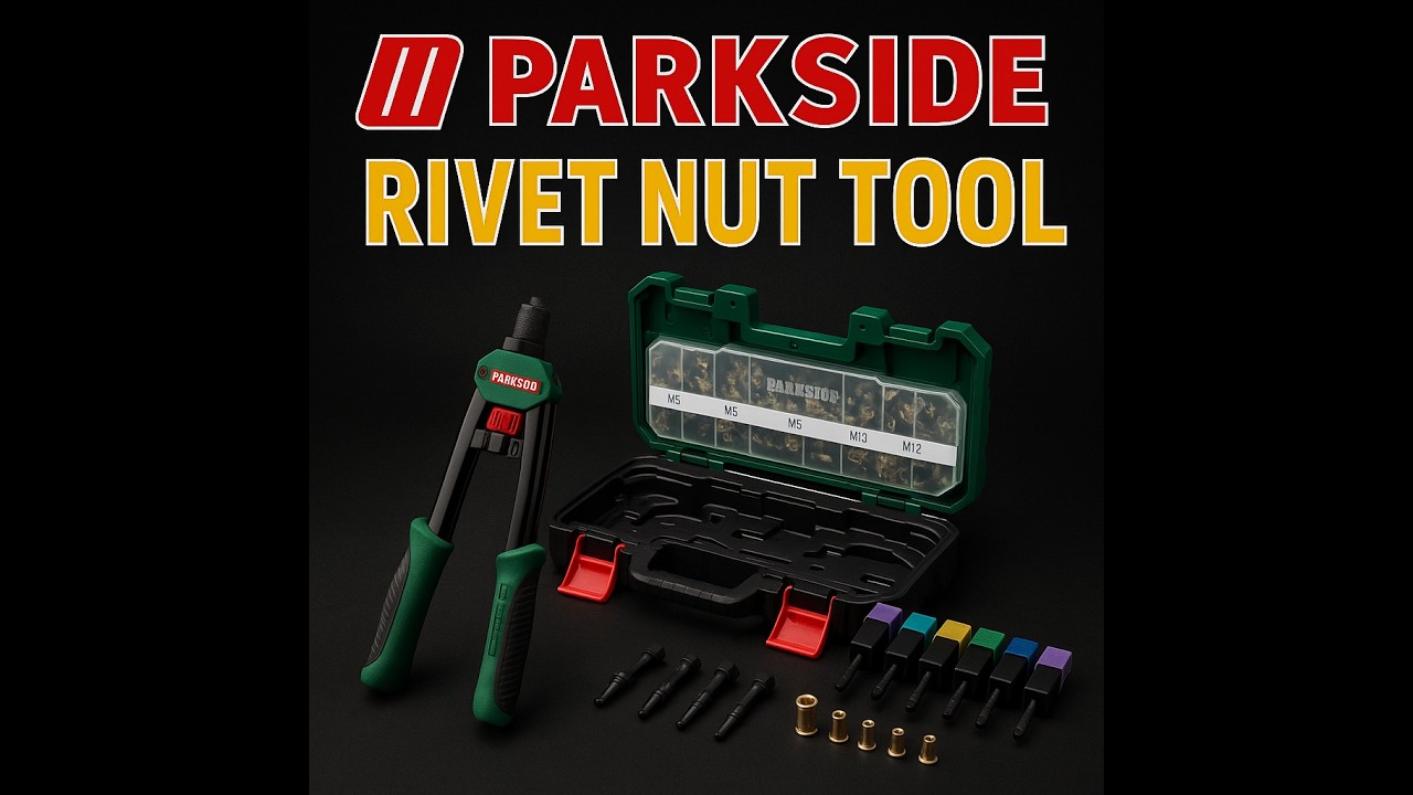 “Parkside Rivet Nut Tool — Ultimate DIY Upgrade 🔩🔥 - YouTube