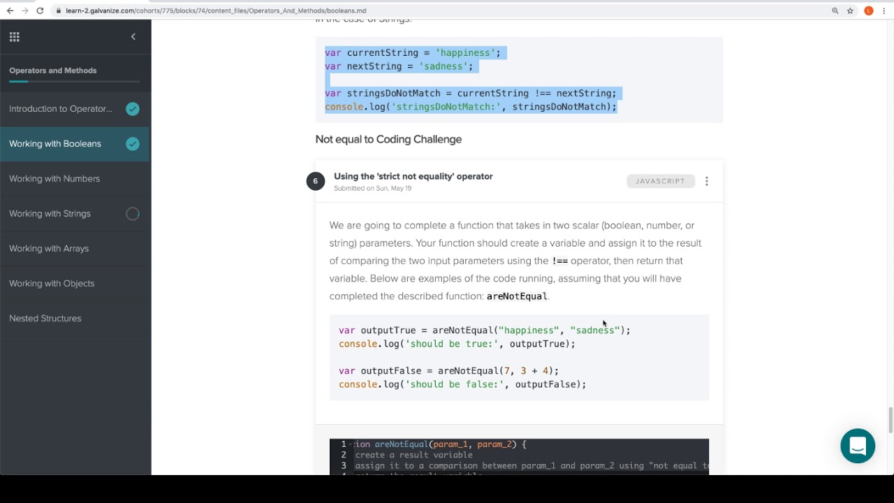 Module 0 Operators And Methods Booleans Part 6 Youtube 3254