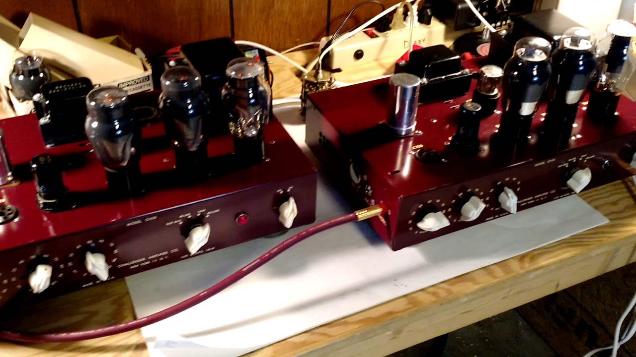 1950 Challenger CH 30 tube amps - YouTube