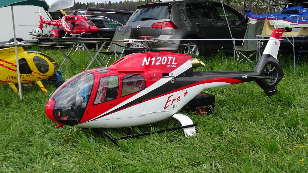N120 TL Colibri RC Scale ERA Model Helicopter - YouTube