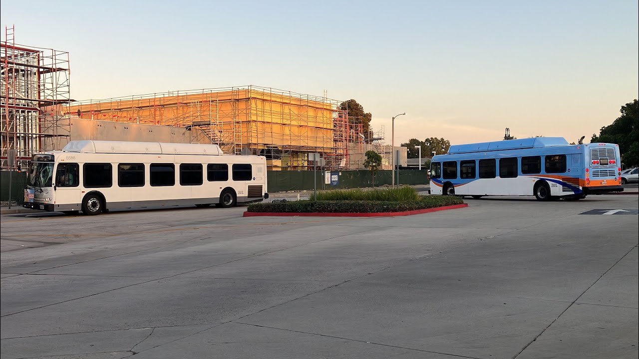 RARE: OCTA 2007 New Flyer C40LFRs #5586 and #5625 being used as ...