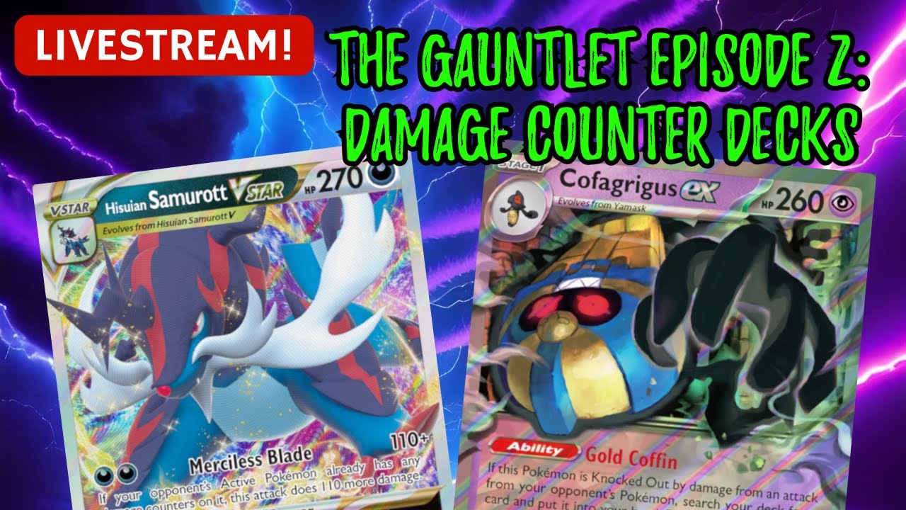 The Gauntlet Episode 2: Damage Counter Decks Pokemon TCG Live - YouTube